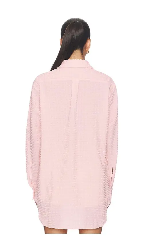 Hunza G Resort Shirt In Pink