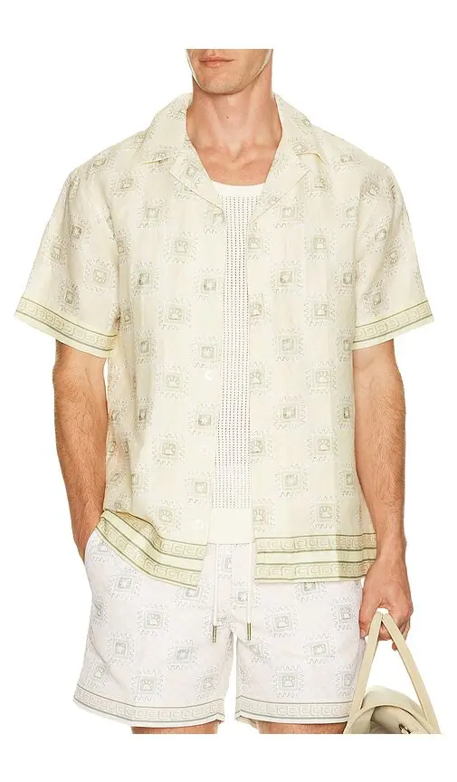 CHE Telha Printed Shirt In Cream