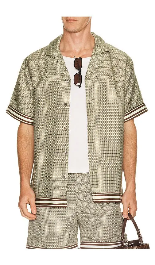 CHE Lucena Printed Shirt In Brown