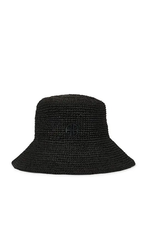 ANINE BING Cabana Bucket Hat - Black