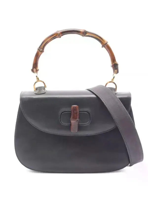 Gucci 1947 Bamboo Handbag - Blue