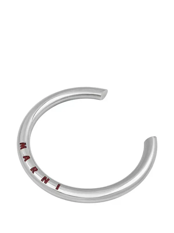 Marni Logo Detail Choker Necklace