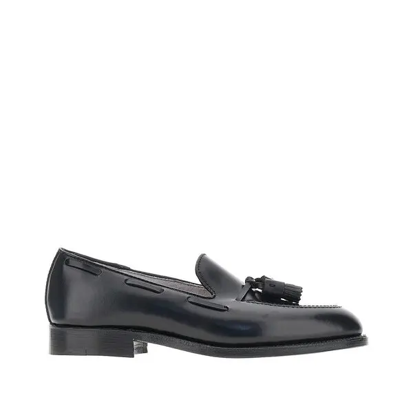 Alden Leather Loafers With Tassels - Black