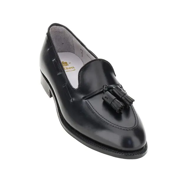 Alden Leather Loafers With Tassels - Black