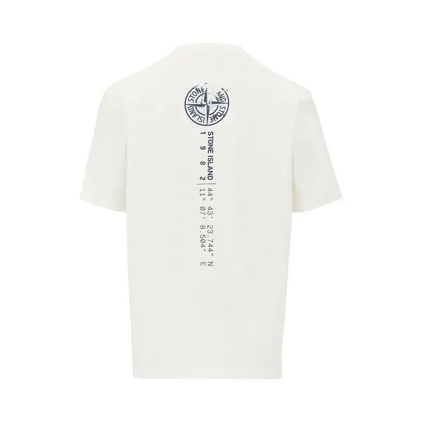 Stone Island Conumed Effect Print T-hirt
