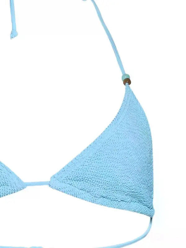 Bond Eye Beaded Ingrid Bikini Top - Blue