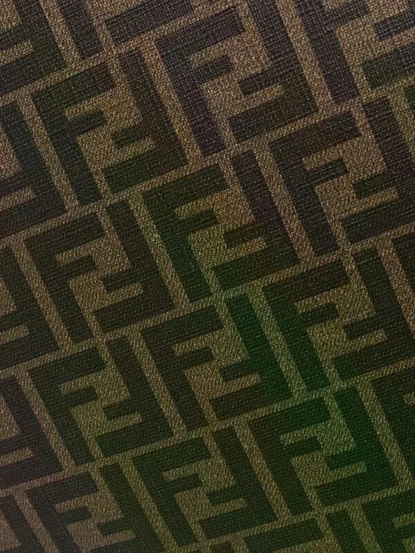 Fendi Leather Monogram-print Tote Bag