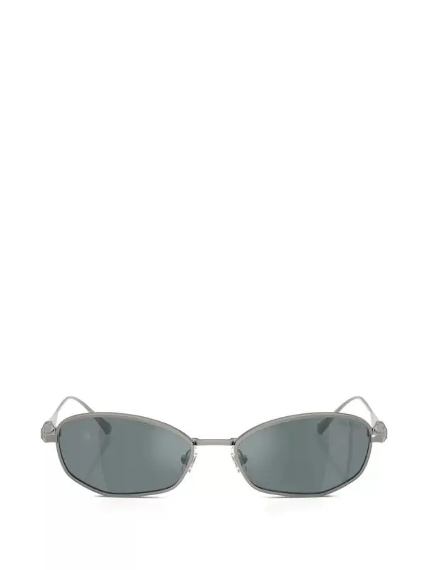 SWAROVSKI Geometric Frame Sunglasses - Silver