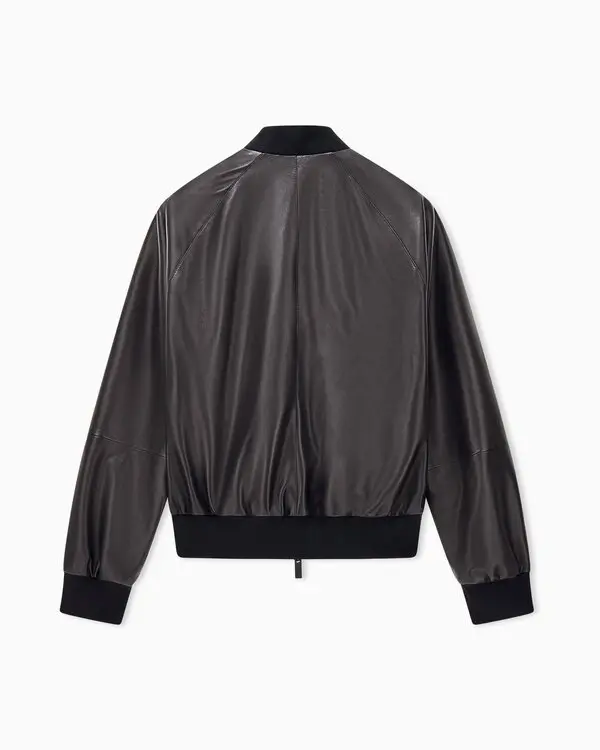 Giorgio Armani Leather Blouson Jacket