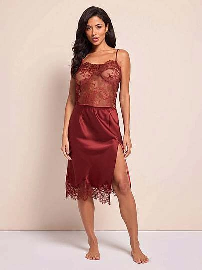 Victoria's Secret Adore Me Apolonia Sleep Set - Red