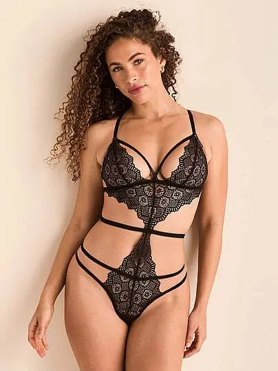 Victoria's Secret Adore Me Gaelle Teddy - Black