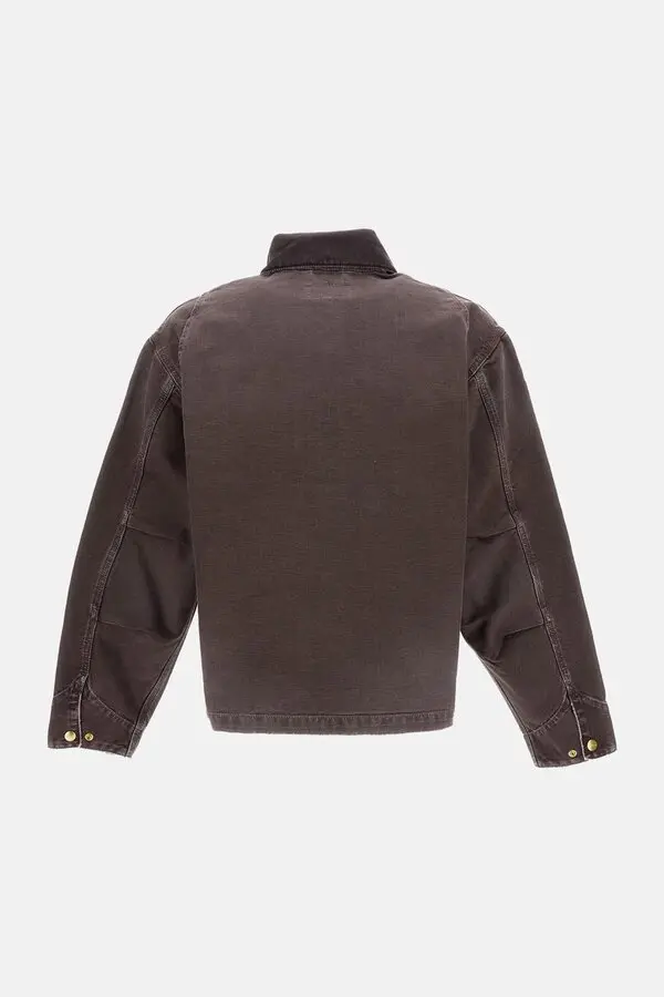 Carhartt Work In Progress Dearborn Canvas Unlined Jacket - Marrone