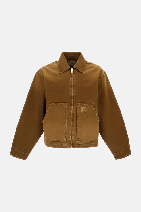 Carhartt Work In Progress Dearborn Canvas Jacket - Marrone
