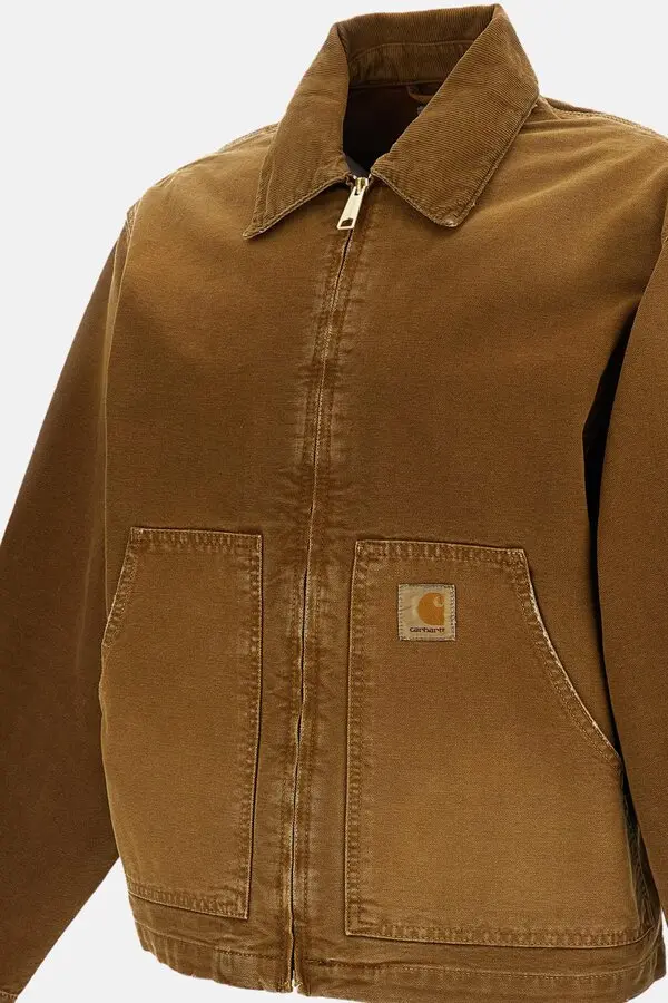 Carhartt Work In Progress Dearborn Canvas Jacket - Marrone