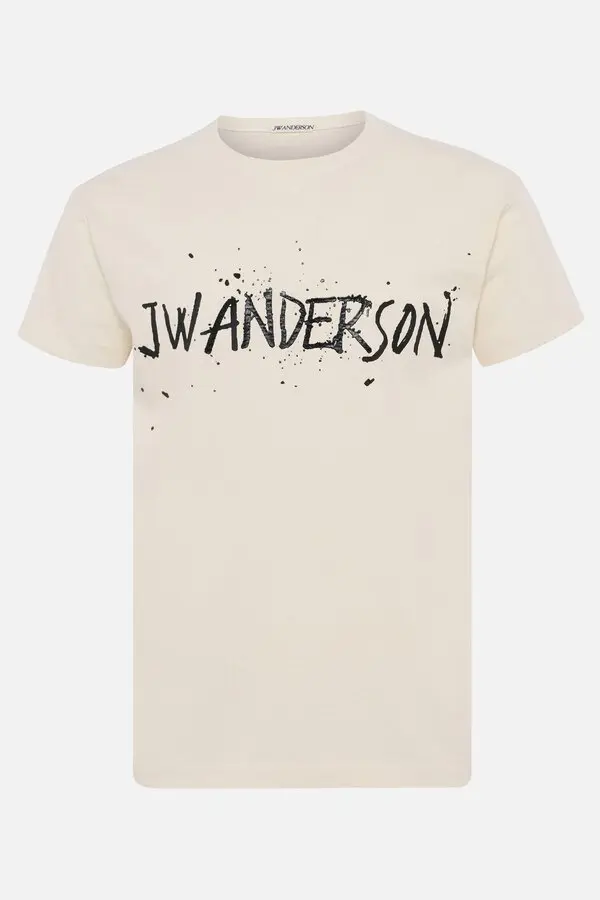 JW Anderson Circular T-shirt - Bianco