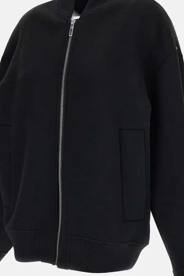 Sportmax Wool Zip-front Bomber Jacket