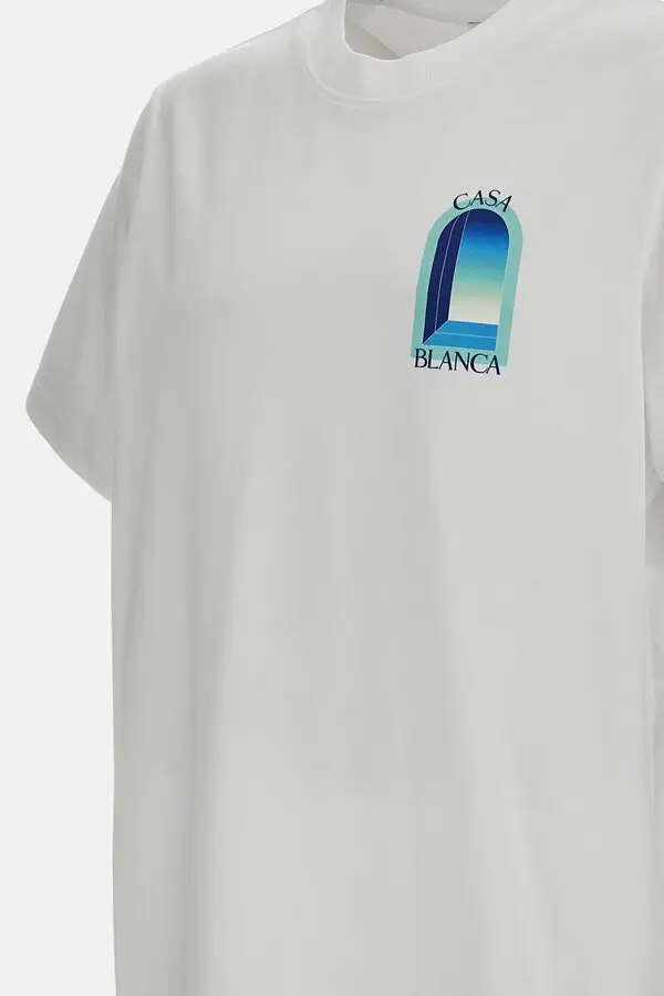 Casablanca Classic T-shirt With Print - White