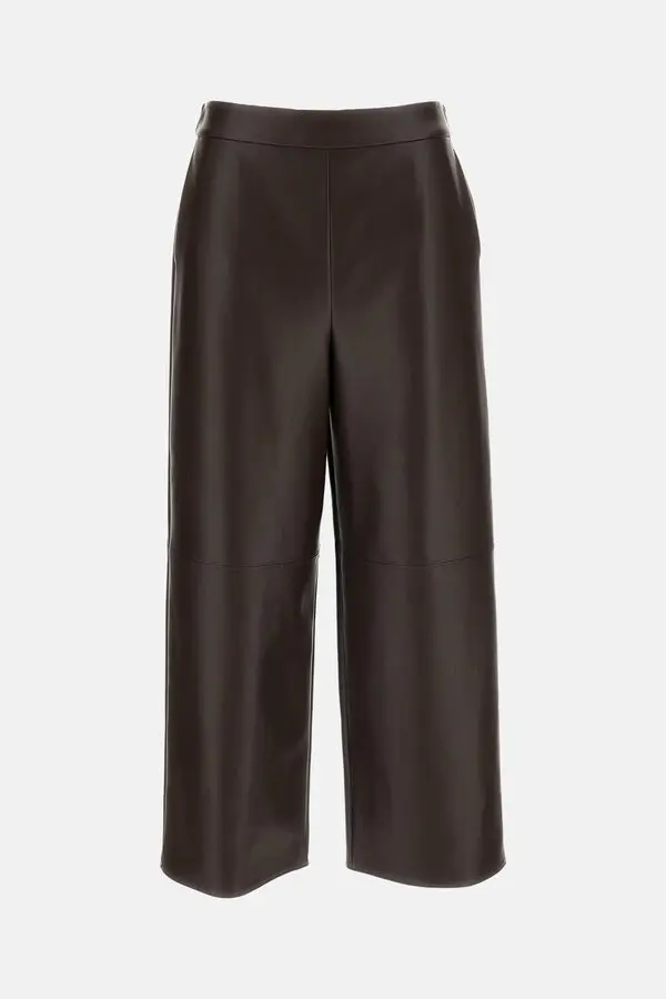Max Mara Cropped Coated Jersey Pants