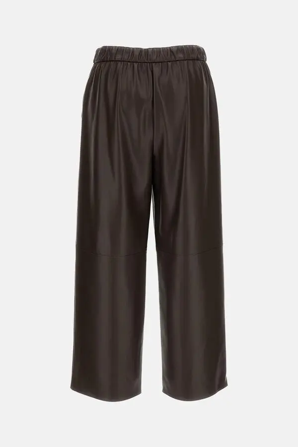 Max Mara Cropped Coated Jersey Pants