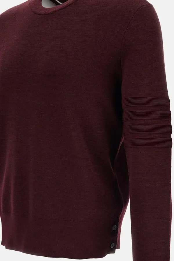Thom Browne Maglia Ottoman Milano Stitch 4-bar Bomber - Rosso