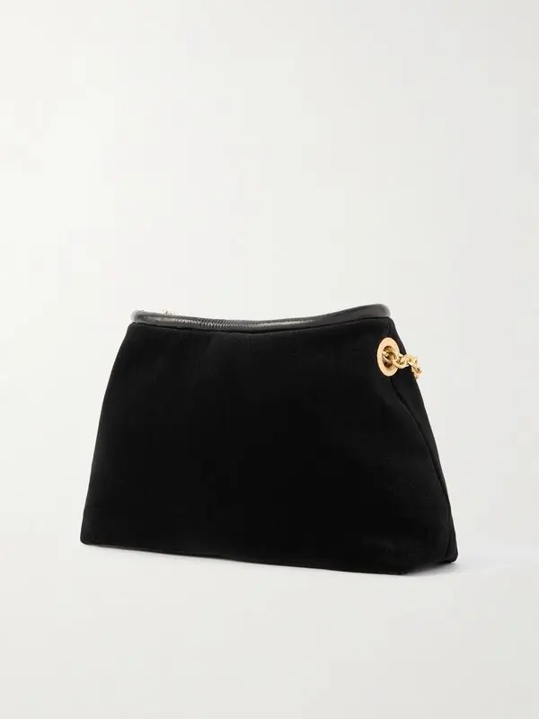 Cult Gaia Kiraz Mini Beaded Clutch - Black