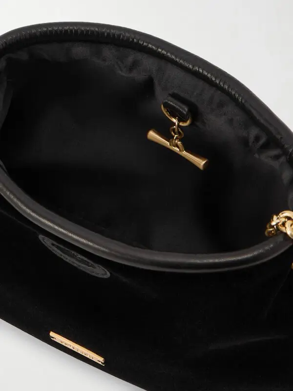 Cult Gaia Kiraz Mini Beaded Clutch - Black