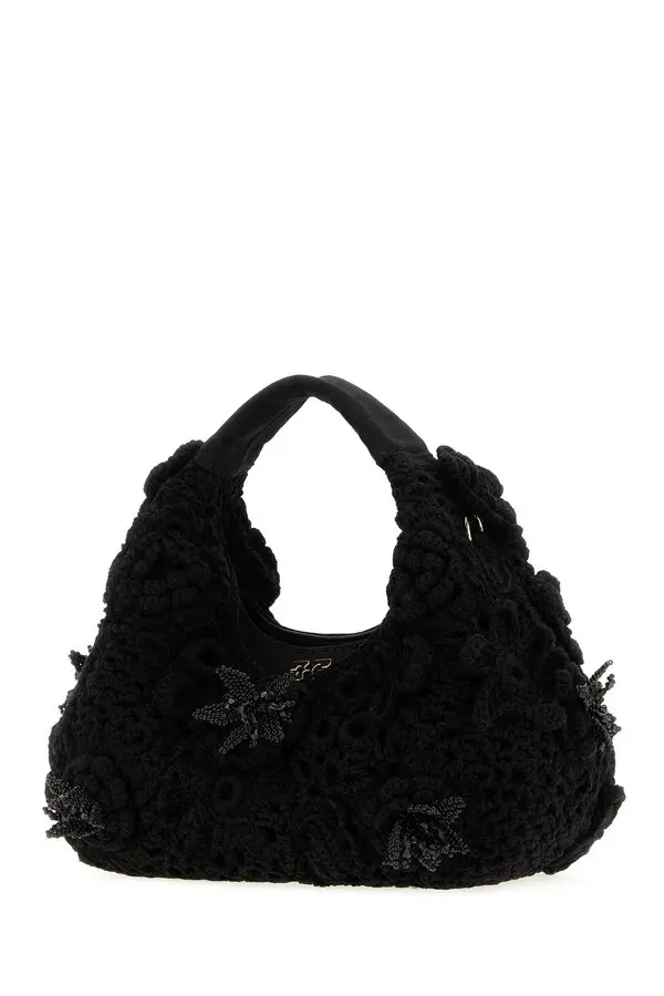 GANNI Crochet Handbag