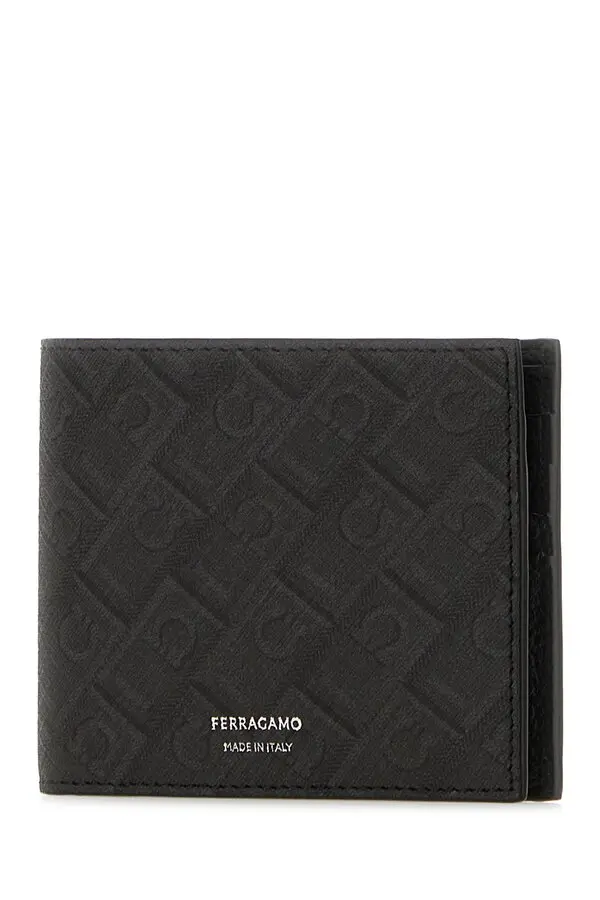 FERRAGAMO Printed Leather Wallet