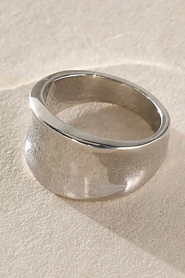 Free People Antibes Pinky Ring - Silver