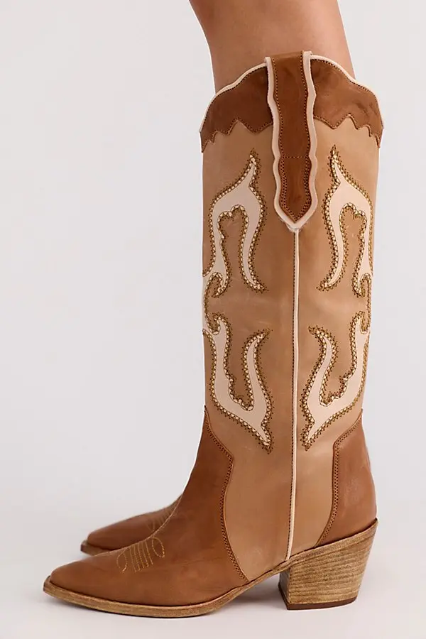 Free People Alter Ego Tall Western Boots