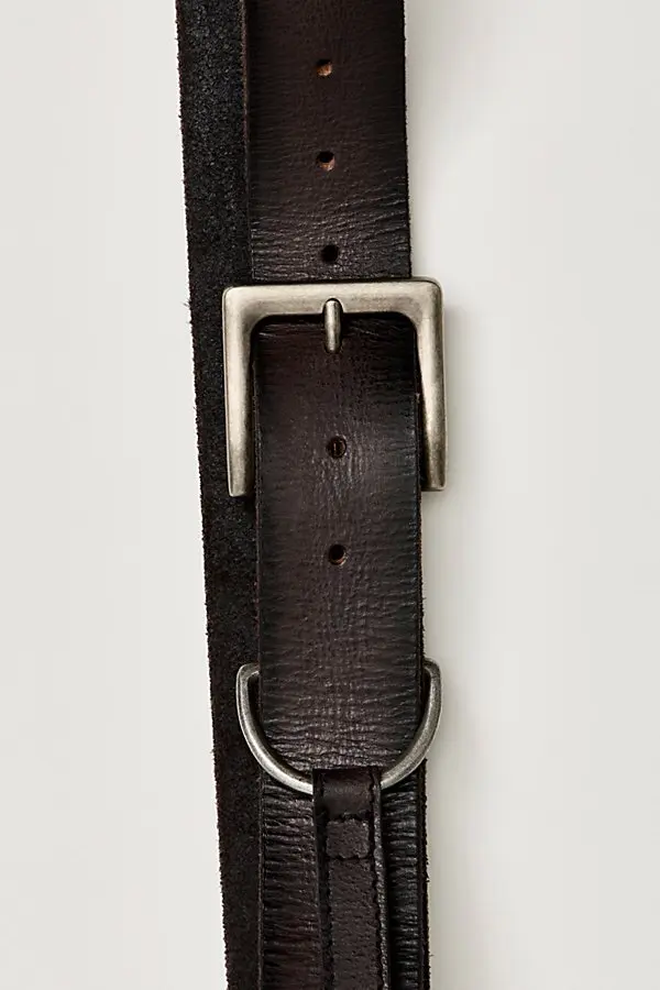 Free People Torre Leather Belt - Black