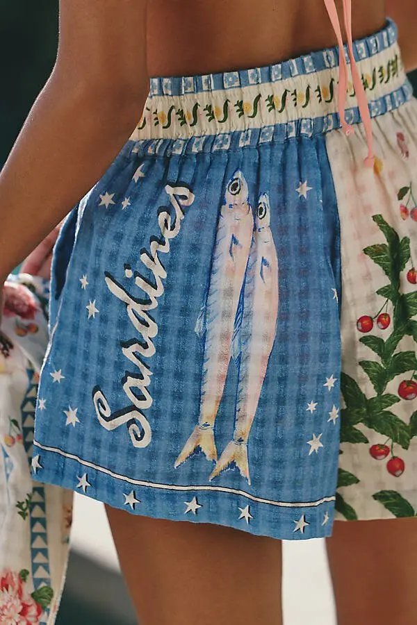 Agua Bendita Nalia Cotton Shorts