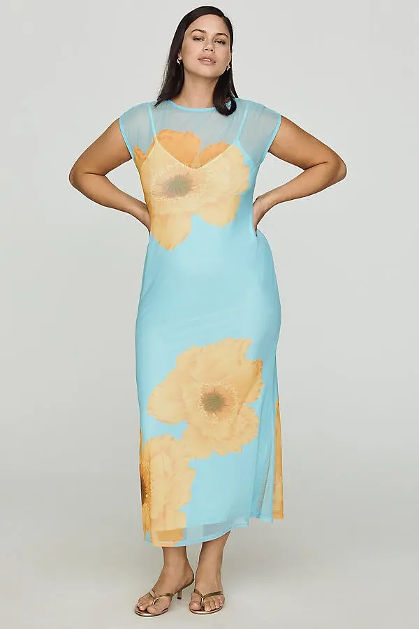 NEVER FULLY DRESSED Luna Midi Dress