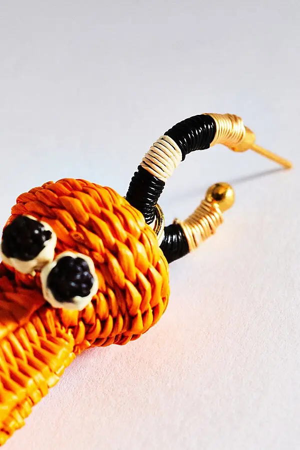 BAMBOLEIRA Clarte Charm Hoop Earrgs