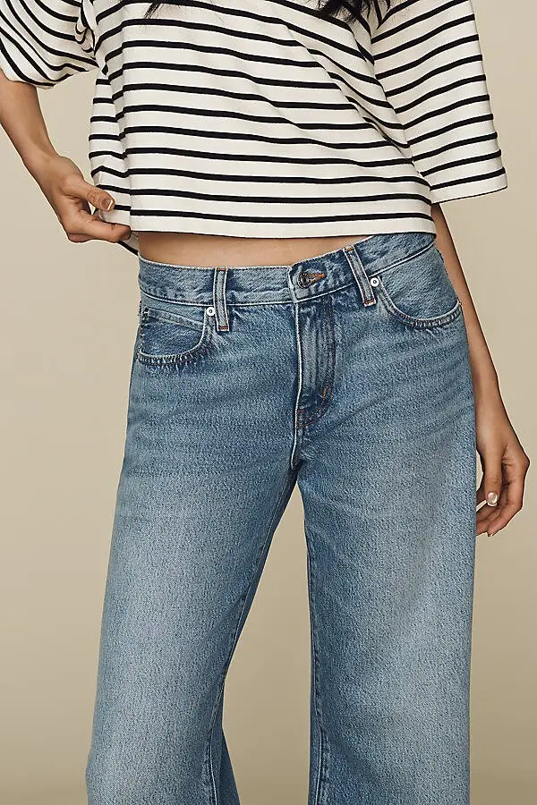 FRAME The Saturday Low Rise Straight Jeans