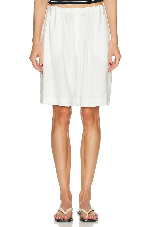 Sablyn Gemma Cinched Long Short - White