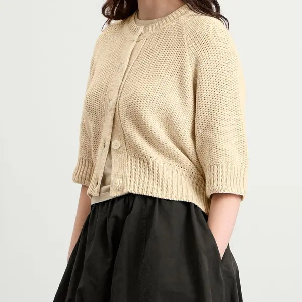 You Must Create Kwai Honeycomb Knit Cardigan