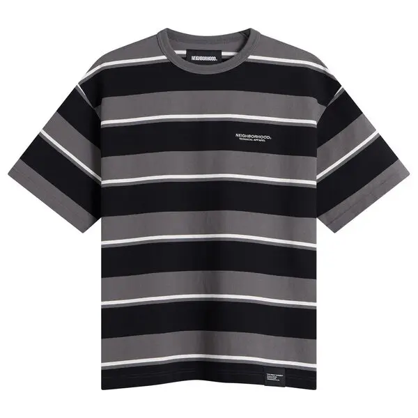 NEIGHBORHOOD Border Stripe Logo T-shirt