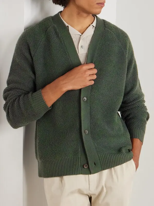 Mr P. Cashmere-terry Cardigan