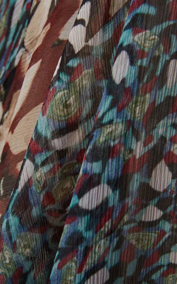 Dries Van Noten Dibelle Silk Midi Dress