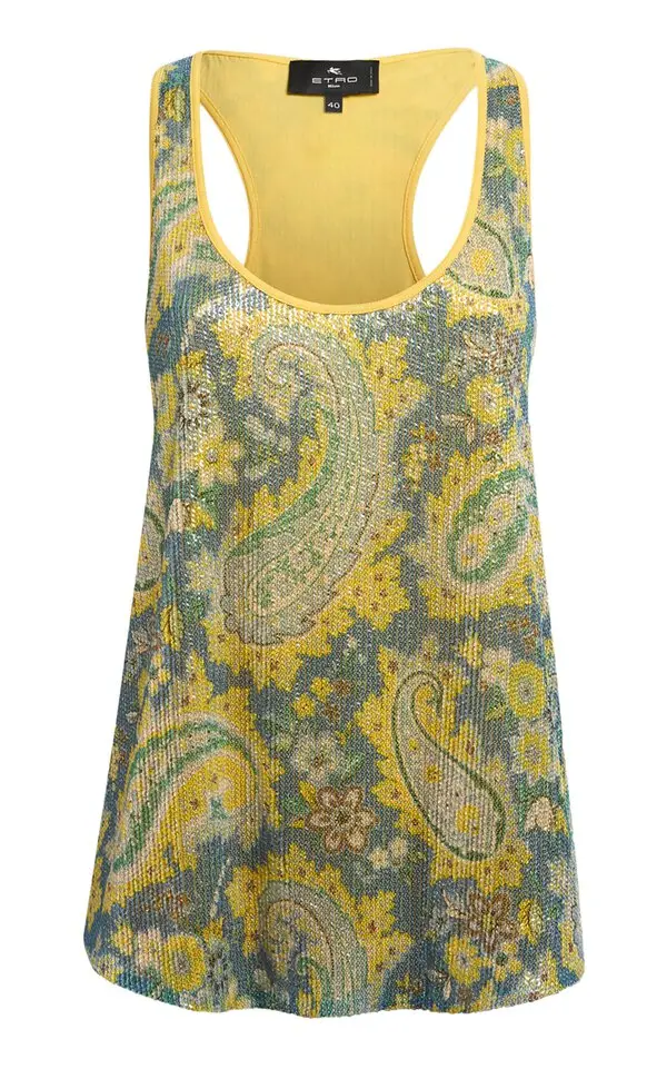 Etro Printed Tank Top