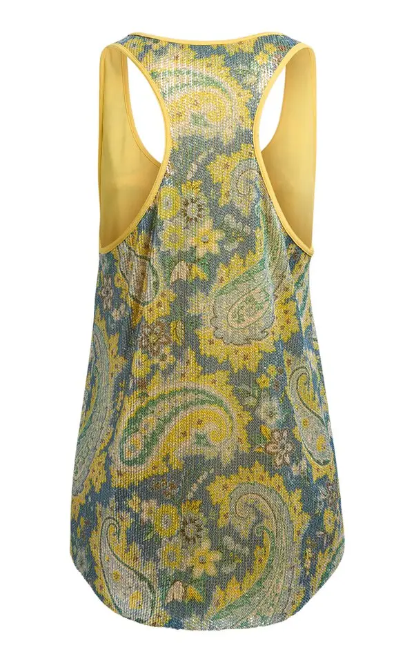 Etro Printed Tank Top
