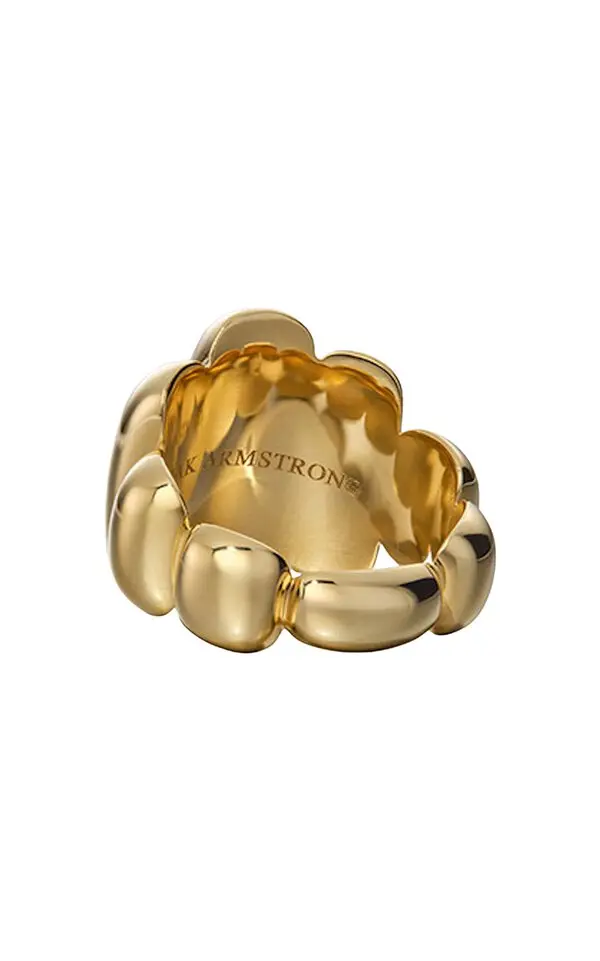 Nak Armstrong 18k Solid Yellow Cloud Dome Ring