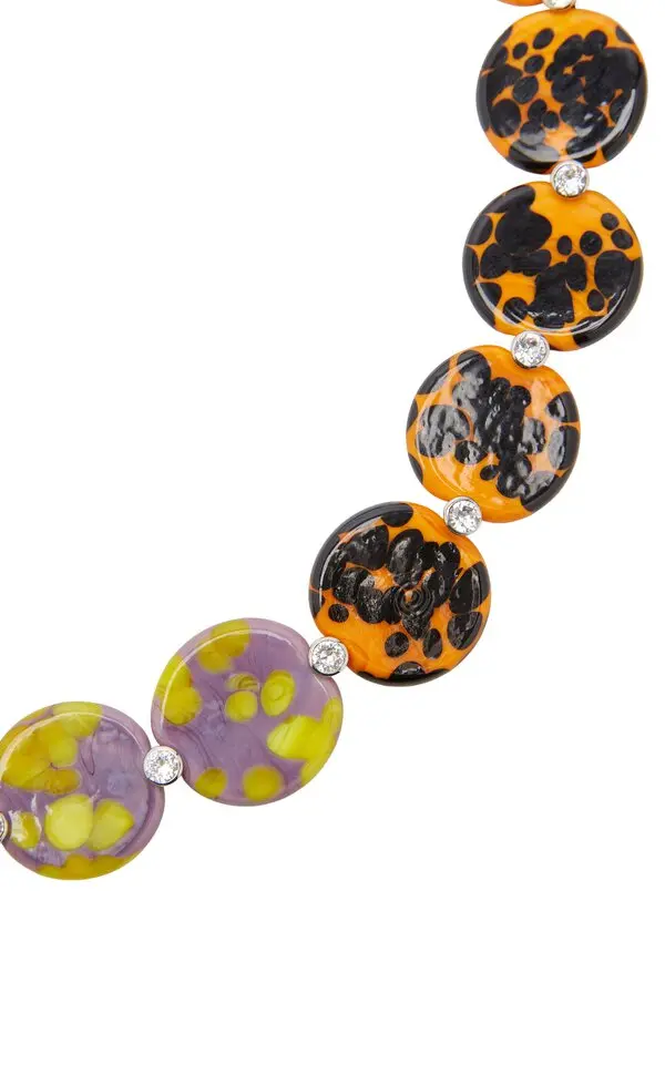 Dries Van Noten Patterned Glass Necklace