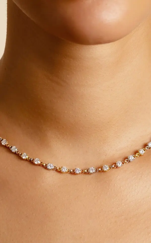 SPINELLI KILCOLLIN 18k Gold Aysa Tennis Necklace