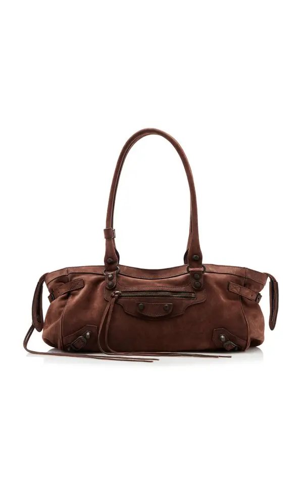 Balenciaga Le City East/west Suede Bag