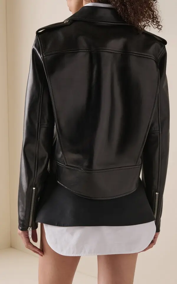 Balenciaga Leather Biker Jacket