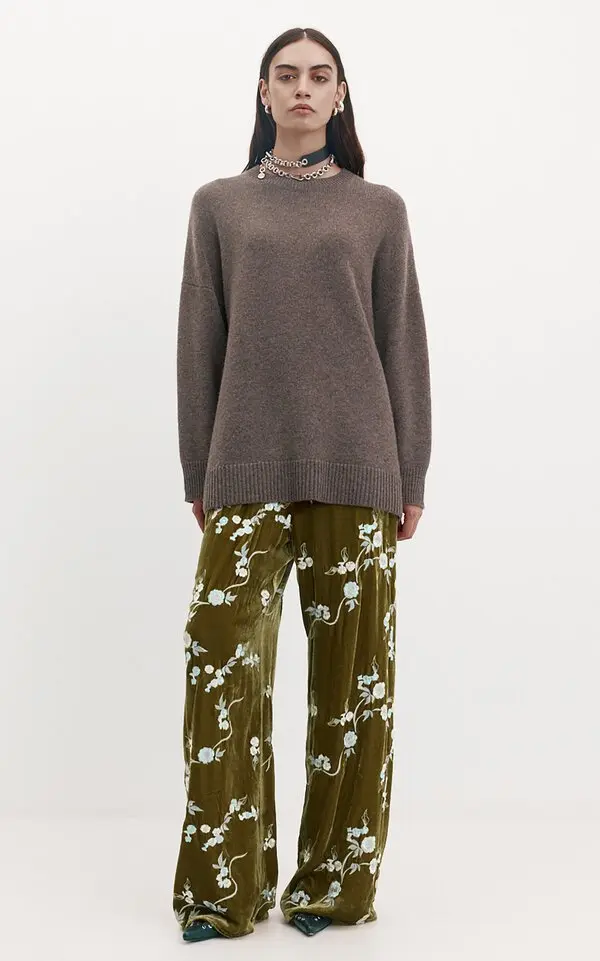 HARRIS TAPPER Exclusive Kiki Wool-cashmere Knit Sweater
