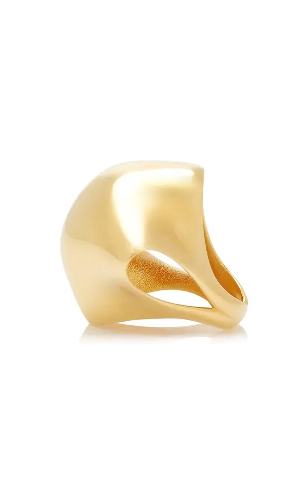 Khaite Lotus 18k -plated Brass Ring