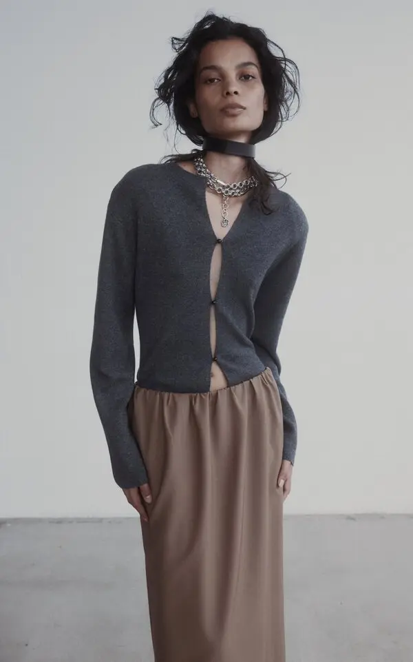 HARRIS TAPPER Exclusive Violetta Wool-cashmere Cardigan